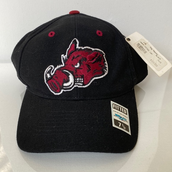Top of the World | Accessories | Arkansas Razorbacks 0 Wool Fitted Cap ...
